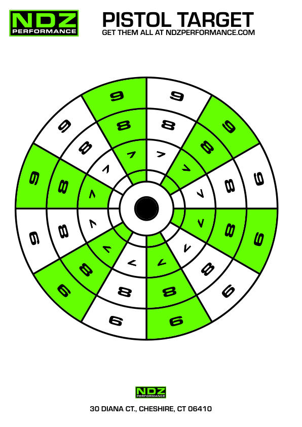 Free Printable Shooting Targets By NDZ Performance - NDZ Performance Blog