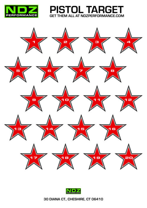 Free Printable Shooting Targets By NDZ Performance - NDZ Performance Blog